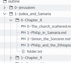 Open and plain-text file format – Manuskript